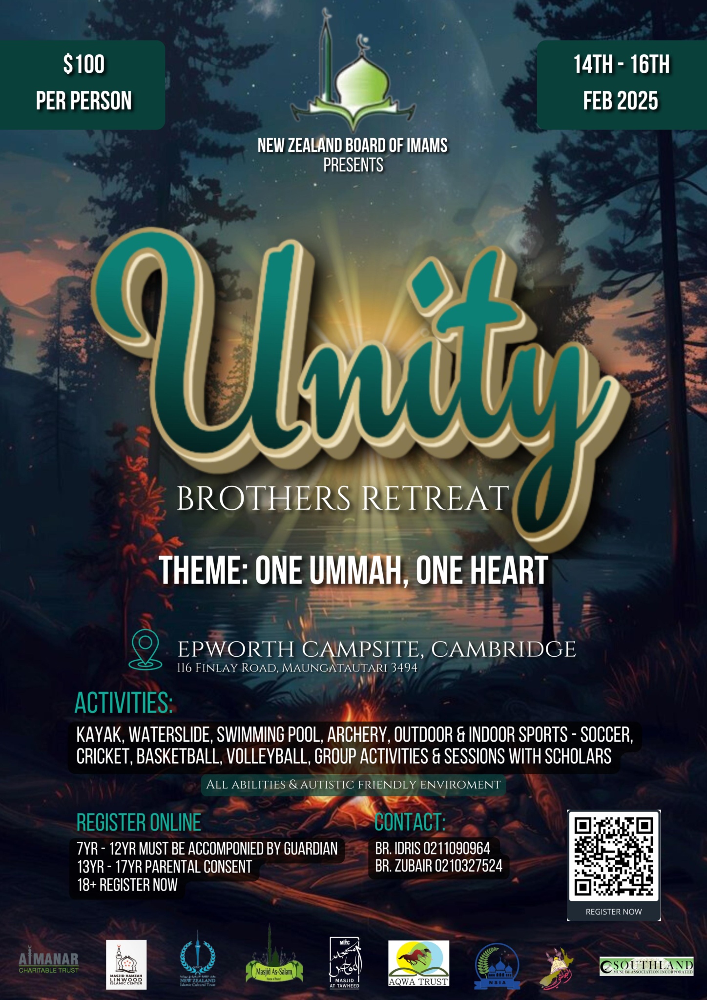 Unity Brothers Retreat - Theme: One Ummah, One Heart - Manukau Islamic ...